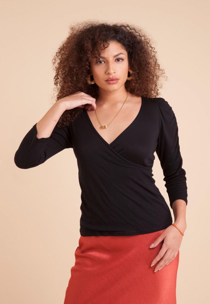 Cache cœur Yanis noir | Danielle Engel - Automne Hiver 23/24